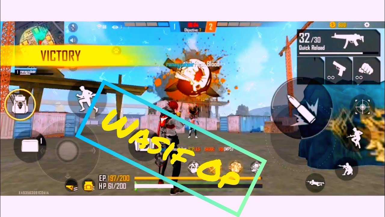 1 V.S 1 with Wasif Bhai Op gameplay by C-S King - YouTube