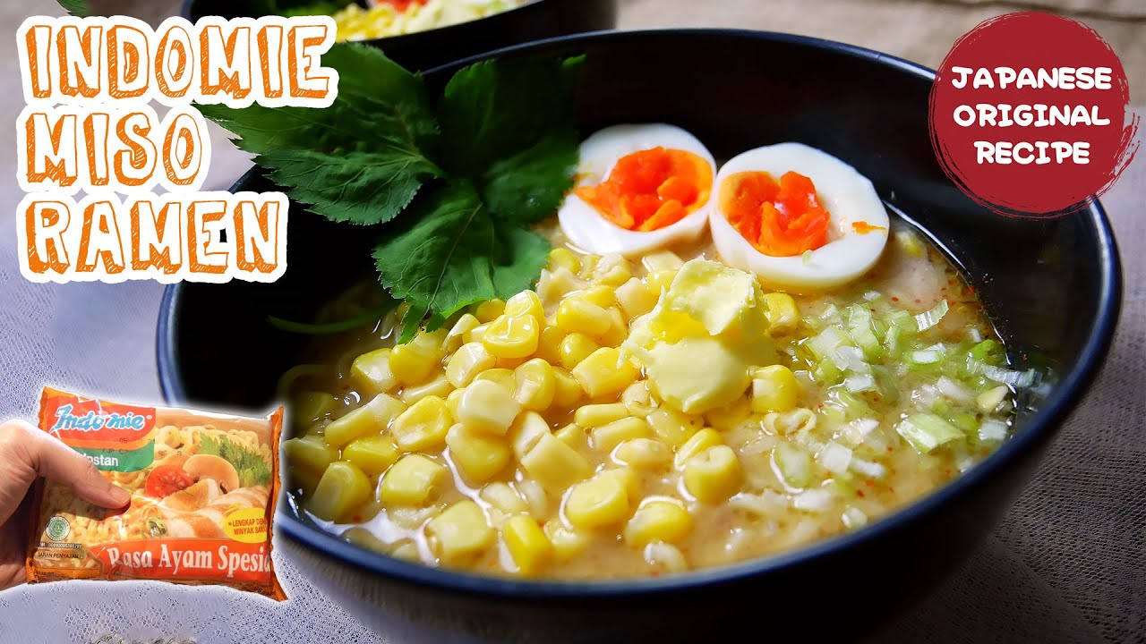 Resep Indomie Miso Ramen, Super Enak!! Tapi Gampang dan Murah!! - YouTube
