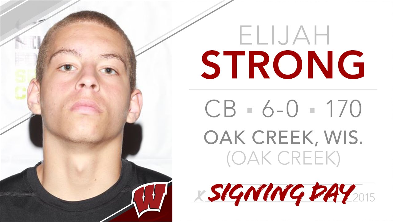 Signing Day 2015: Elijah Strong - YouTube