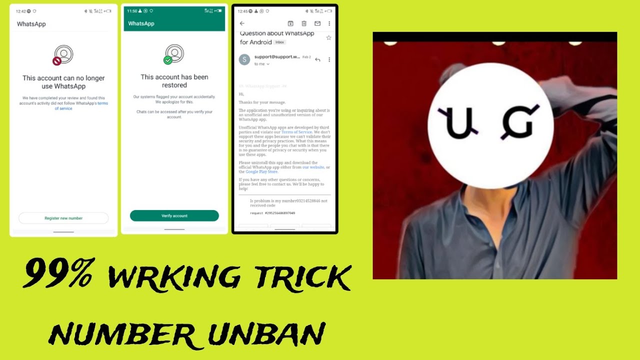 WhatsApp number Ban how to WhatsApp number unban problem solve 2024 ♥︎♥ ...
