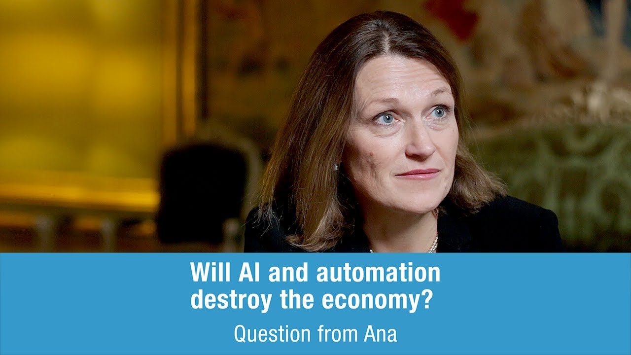 Helen Mountfield answers Ana on AI and economy - YouTube
