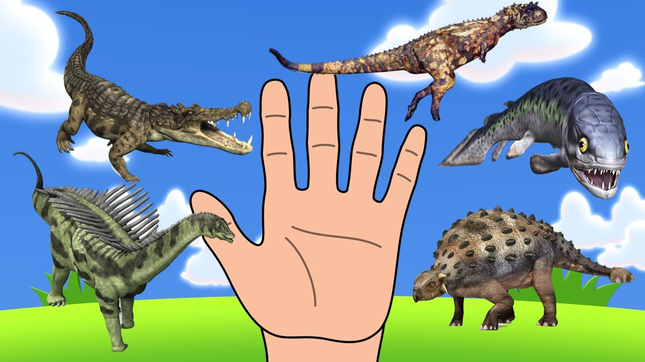 Awesome Dinosaur Finger Family Song for Kids - YouTube