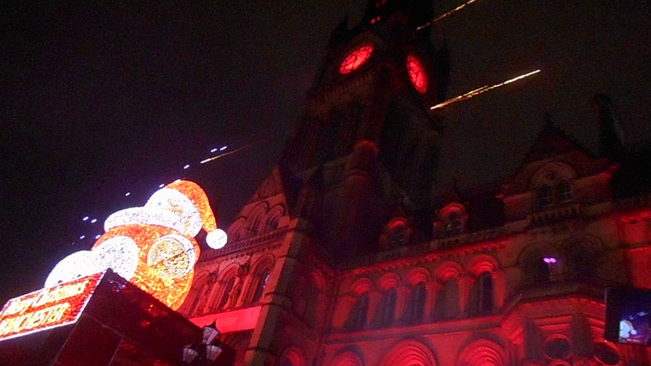 Manchester Christmas Lights Switch-On 2017 - YouTube