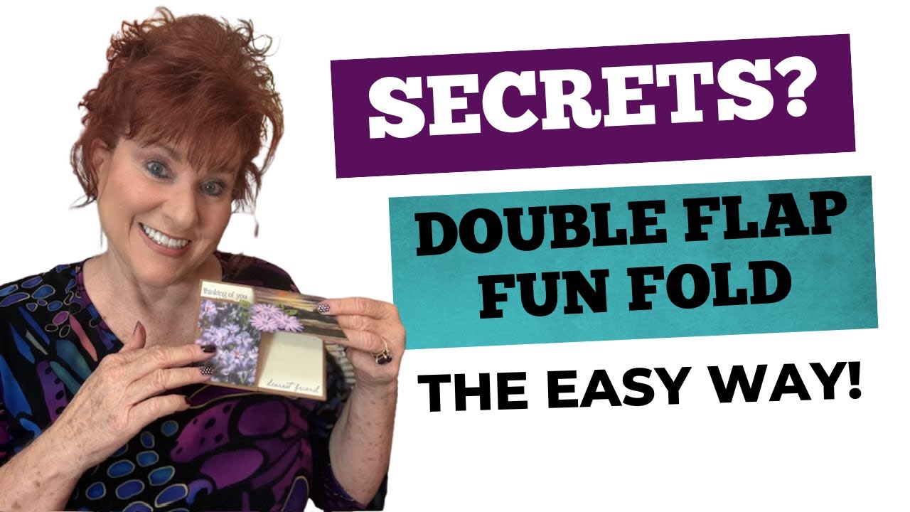 Easy Way To Create A Double Flap Fun Fold - YouTube