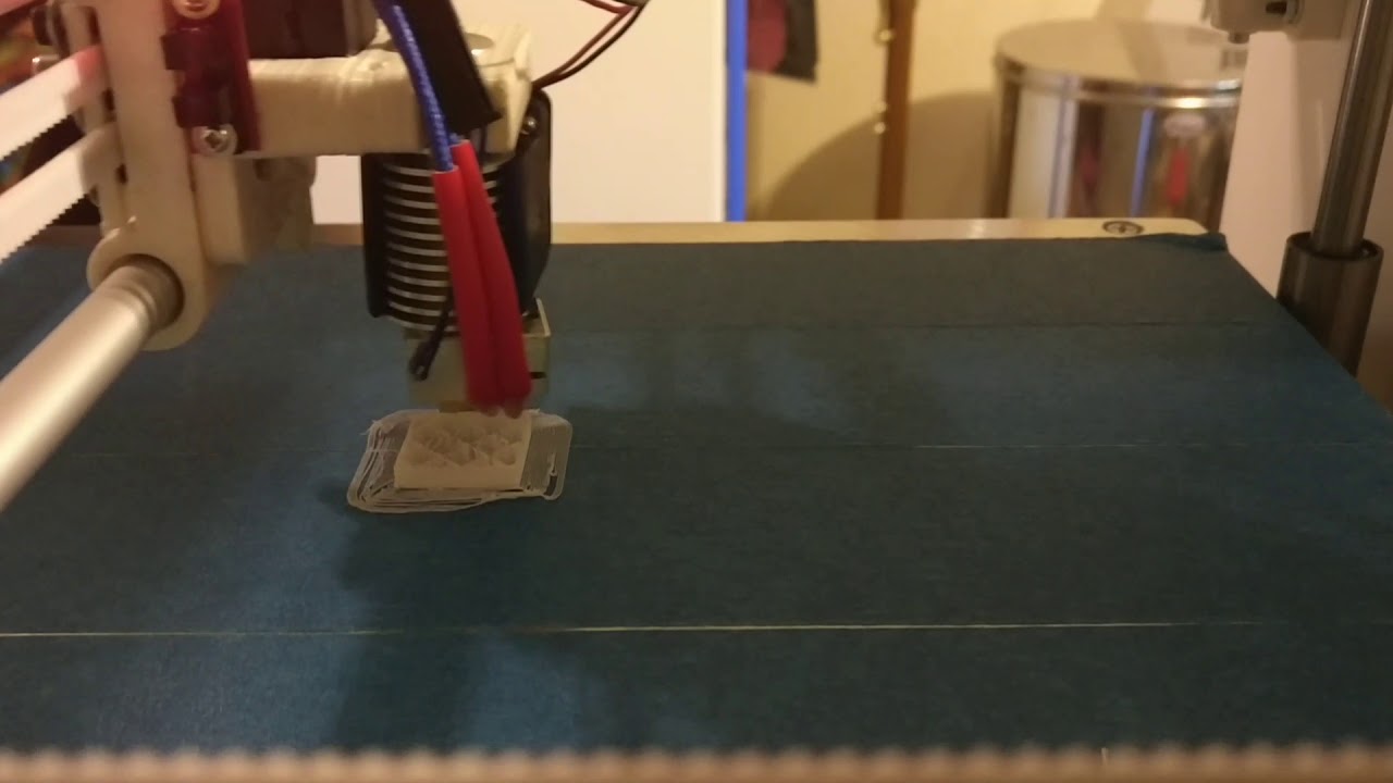 First 3d print - YouTube