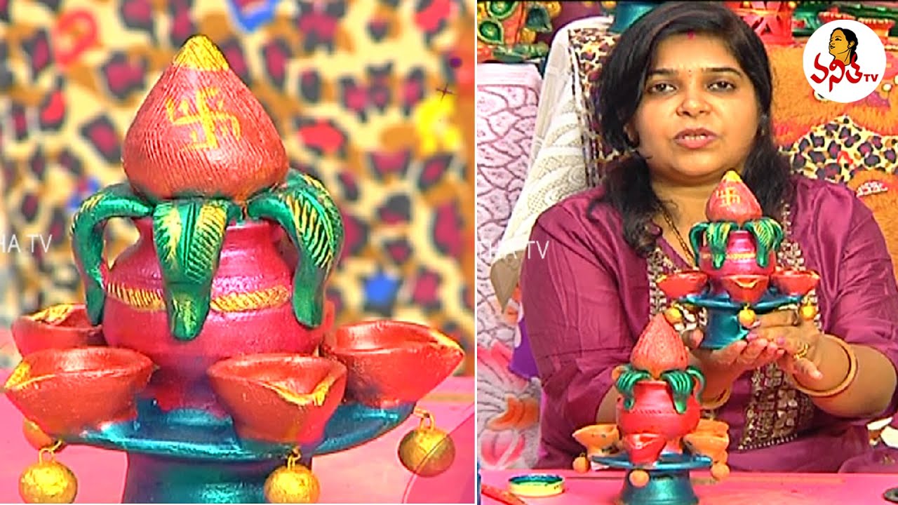 Diya Painting At Home | Diwali Decoration | Navya | Art and Craft ...
