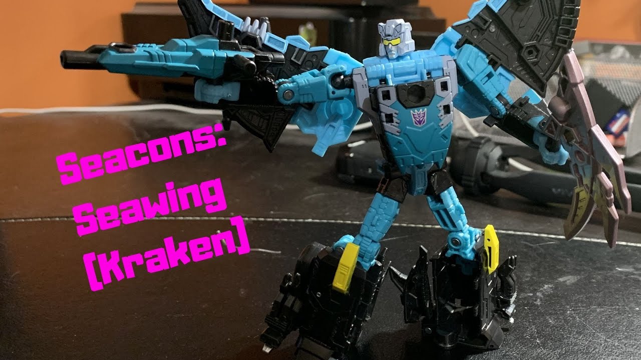 UNBOXING! Seacons: Seawing (aka Kraken) | Transformers Generations ...