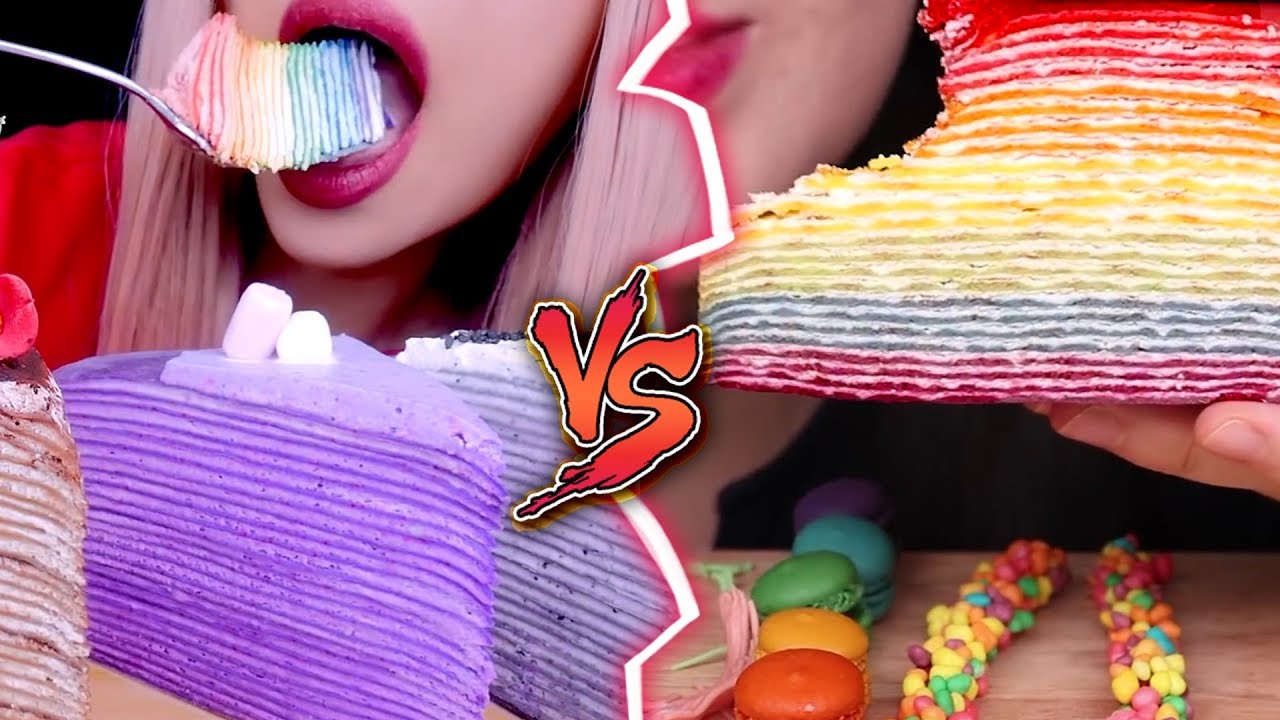Jane Asmr vs Crunchy ASMR Eating Battle Part 11 - YouTube