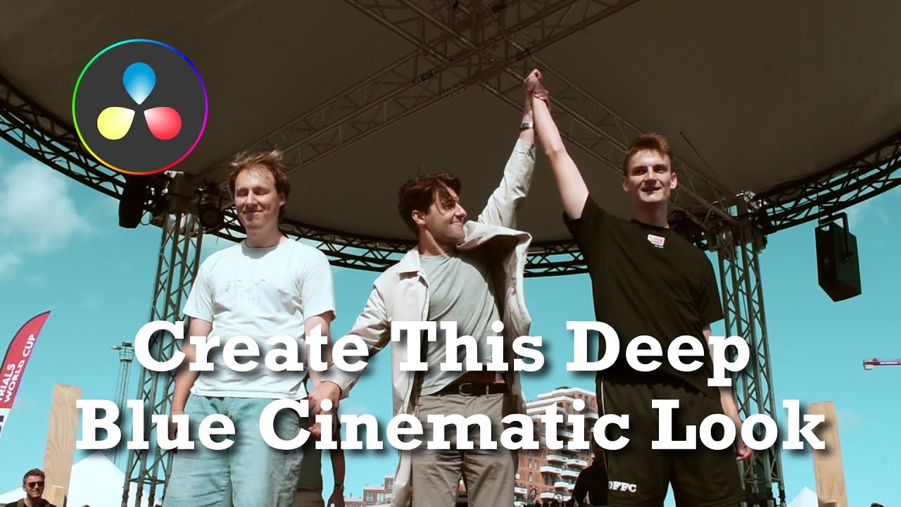 Create This Deep Blue Cinematic Look in DaVinci Resolve | Color Grading ...