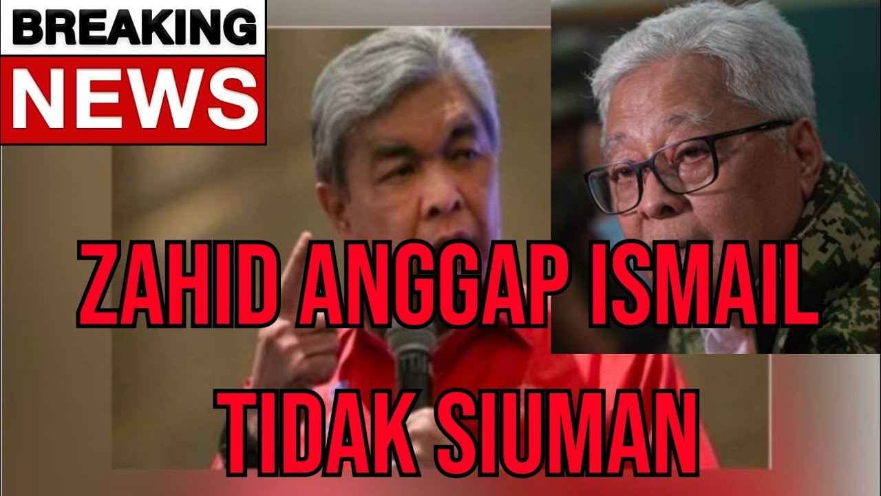 ZAHID anggap Ismail tidak SIUMAN⁉️ tinggalkan tempat paling KUAT⁉️😱 ...