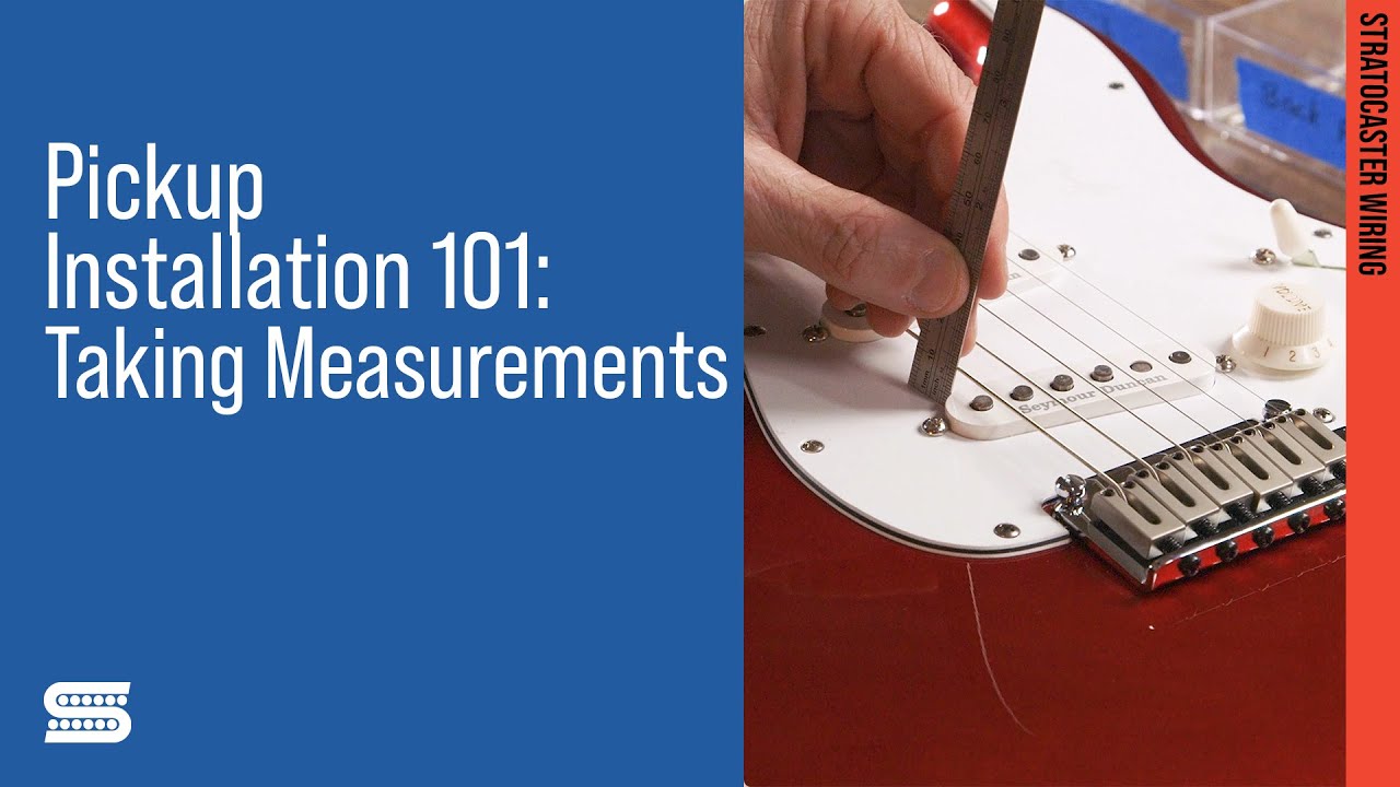 Stratocaster DIY: Taking Measurements of your Guitar Pickups - YouTube