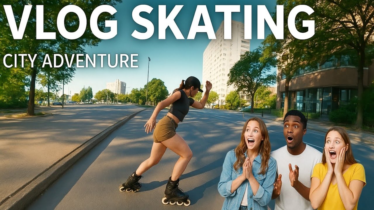 Figure Inline Skating Competition 🛼🏆 | Full City Vlog (Day & Night) 🌙☀️ ...