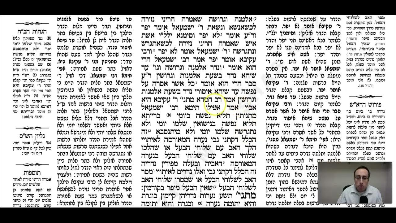 Nedarim Daf 89a Daf Yomi Gemara (Talmud) Meseches Nedarim - YouTube