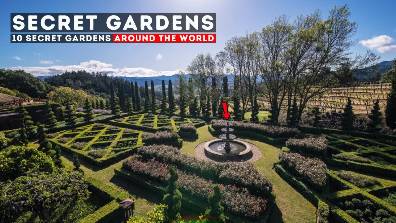 10 Secret Gardens Around the World - YouTube