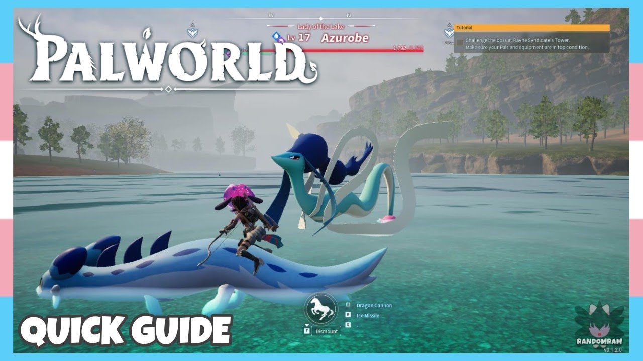 Where To Catch To Alpha Azurobe *Milotic* In Palworld | Location Quick ...