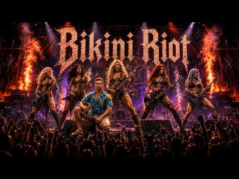 Bikini Riot –  Hot Sunset Rebels AI Hard Rock Other Albumversions  (80s Glam Rock Meets Modern Rock)