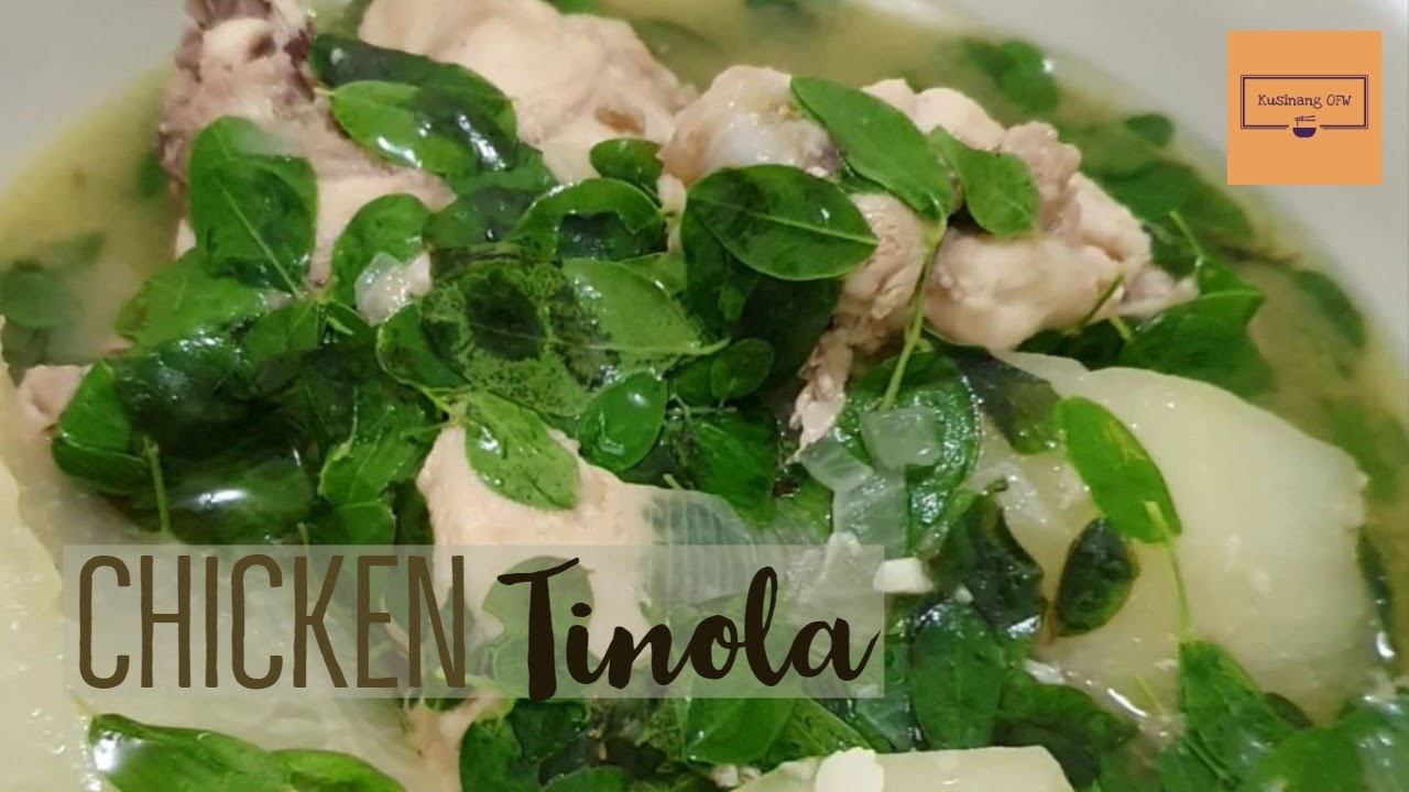 3 Step Chicken Tinola Recipe - YouTube