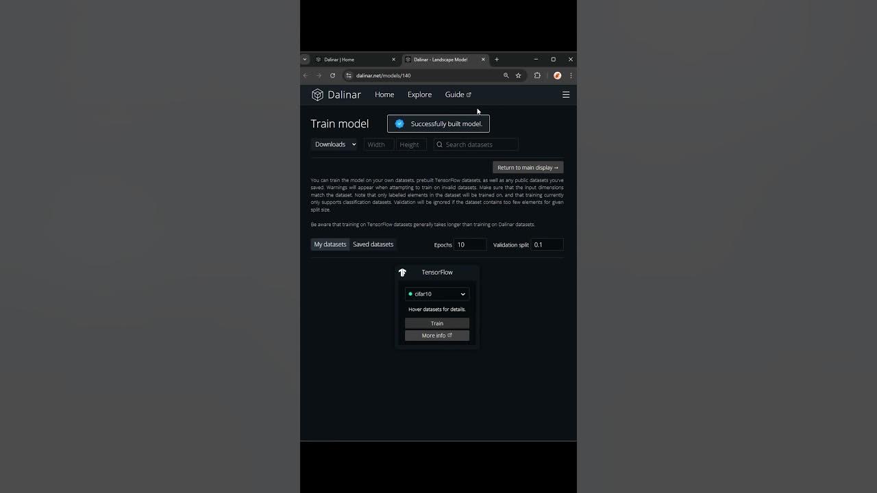 Create a machine learning without coding in 1 minute #machinelearning #computervision #ai - YouTube