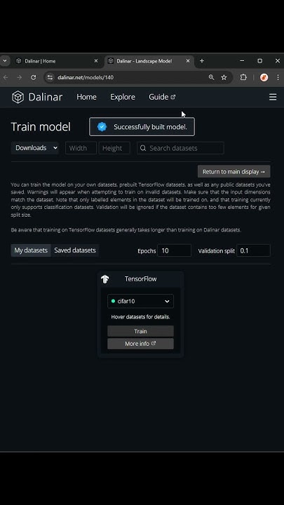 Create a machine learning without coding in 1 minute #machinelearning #computervision #ai - YouTube