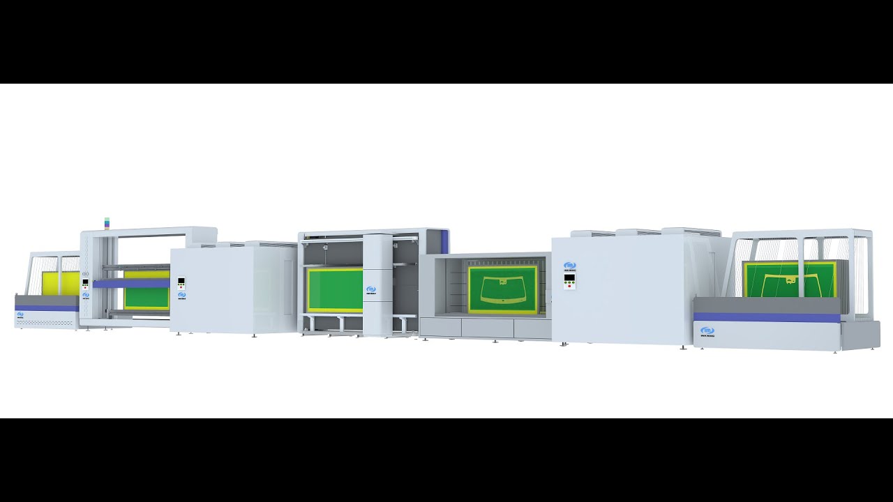 Screen-Making Automation Production Line - YouTube