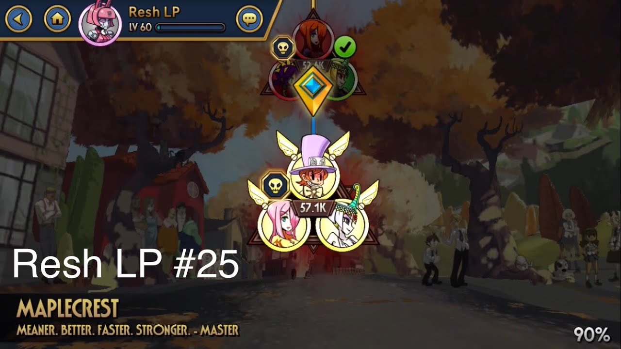Resh LP #25: Master Peacock Origin AND Level 60! - Skullgirls Mobile - YouTube