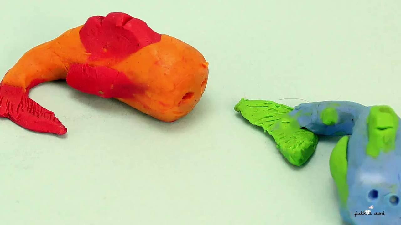 Fish PlayDough | Story of a Fish - YouTube