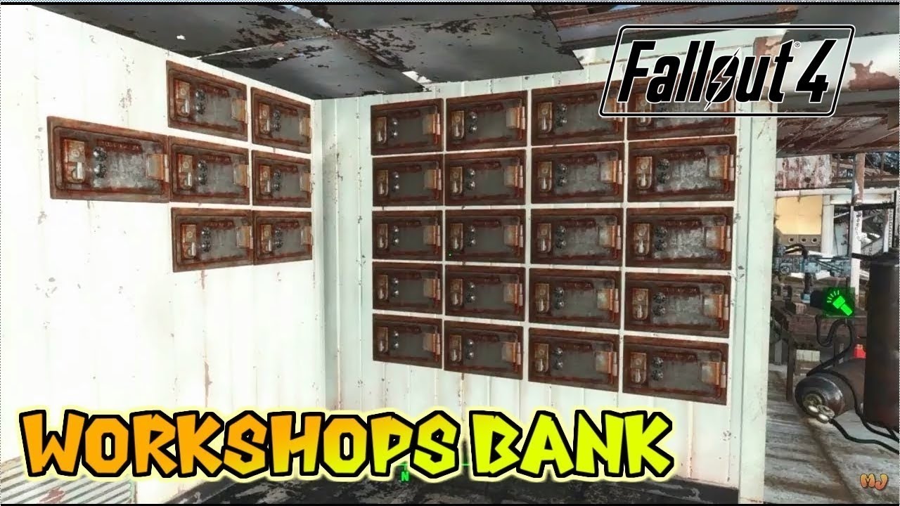 [PS4版fallout4]フォールアウト4 Mod Workshops Bank - YouTube