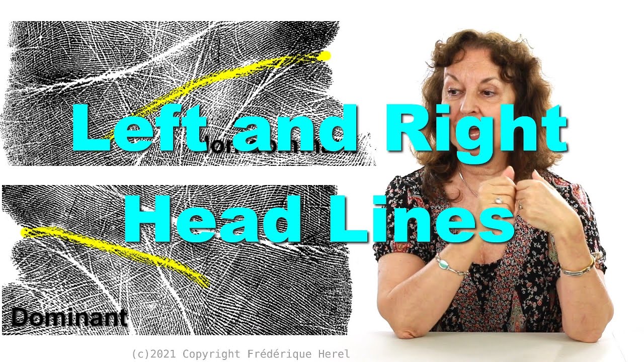 Differences between Left and Right Head Lines - YouTube