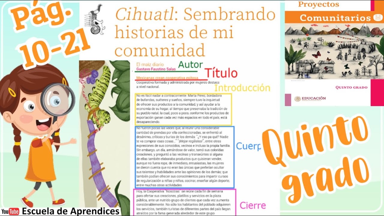 Cihuatl Sembrando historias de mi comunidad | Libro Proyectos ...