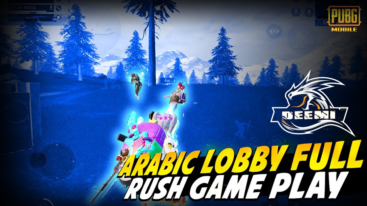 Arabic lobby full rush game play pubg mobile - YouTube