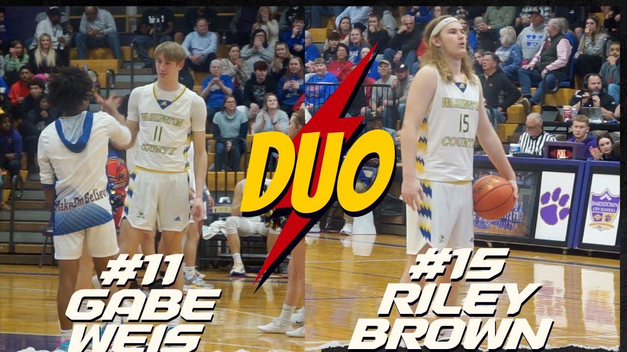 1st Round Action w Gabe Weis & Riley Brown DANGEROUS backcourt Duo For ...