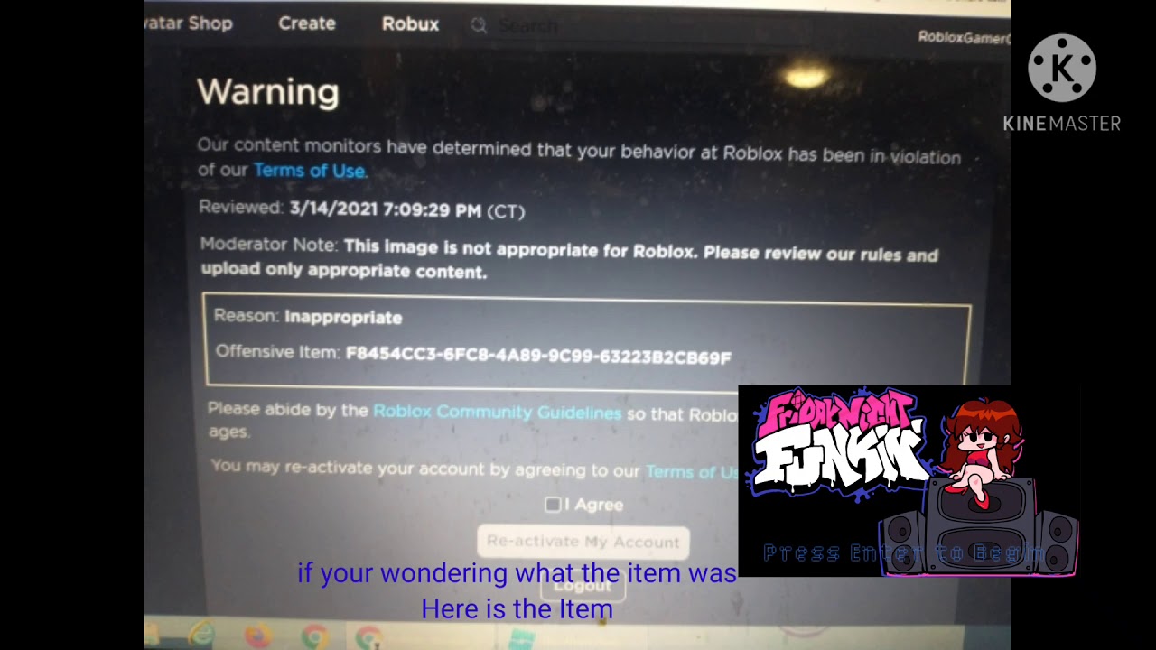 Roblox moderation is stupid :/ - YouTube