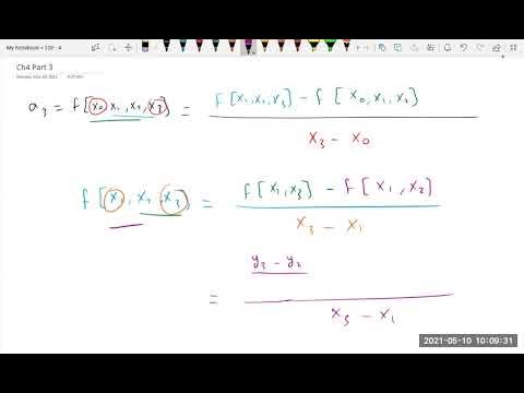 Ch4 Part 3 Newton Polynomial - YouTube