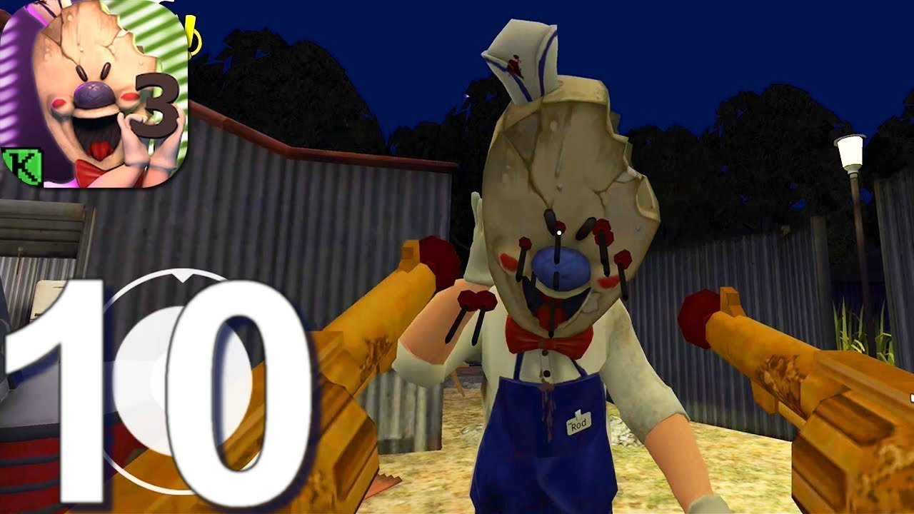 Ice Scream 3 - Gameplay Walkthrough Part 10 Rod Golden Revolver ...