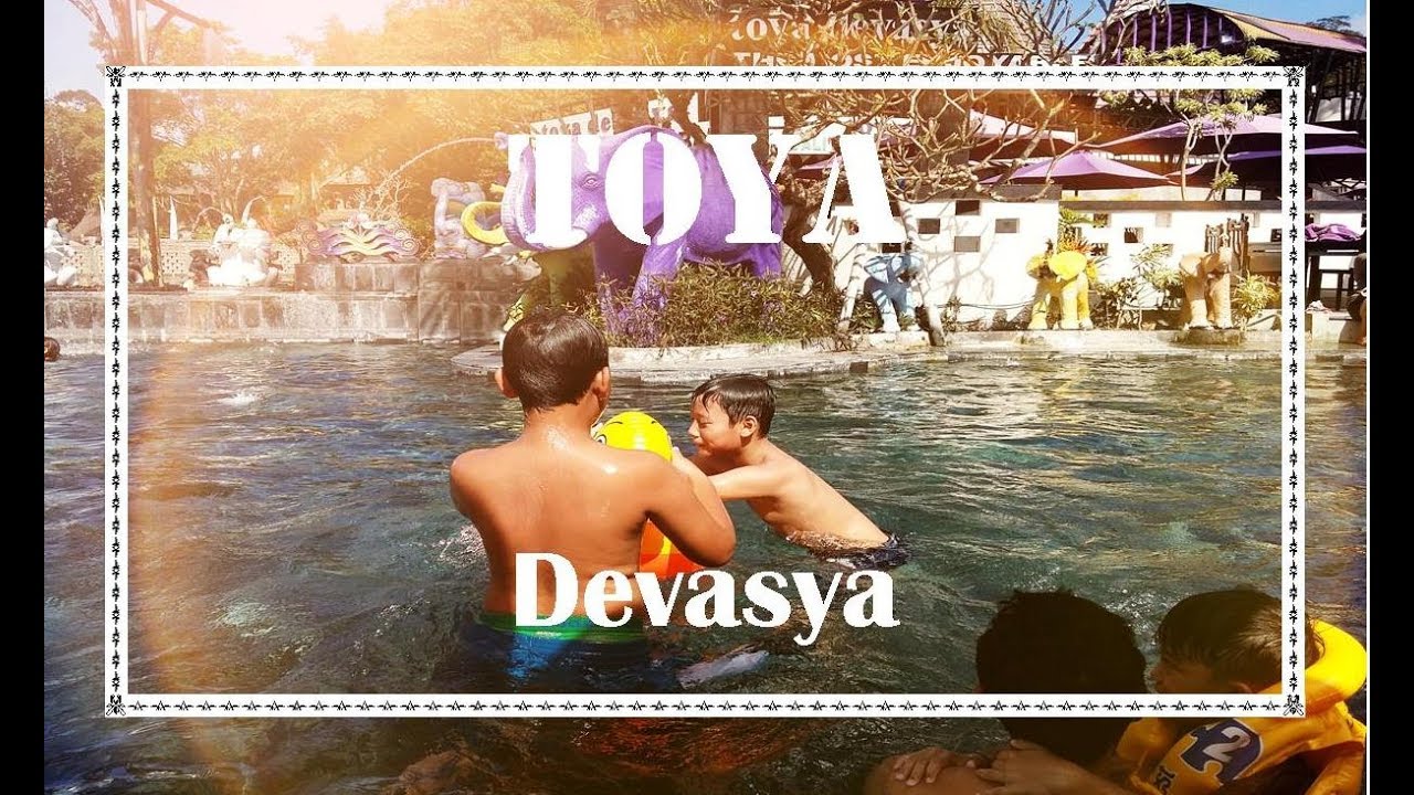 Berenang di kolam air panas alami Toya Devasya - YouTube
