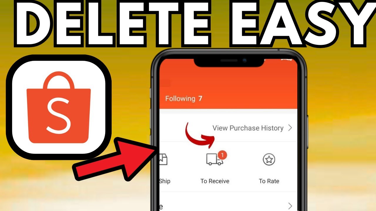 How To Delete Purchase History On Shopee Update 2025 - YouTube