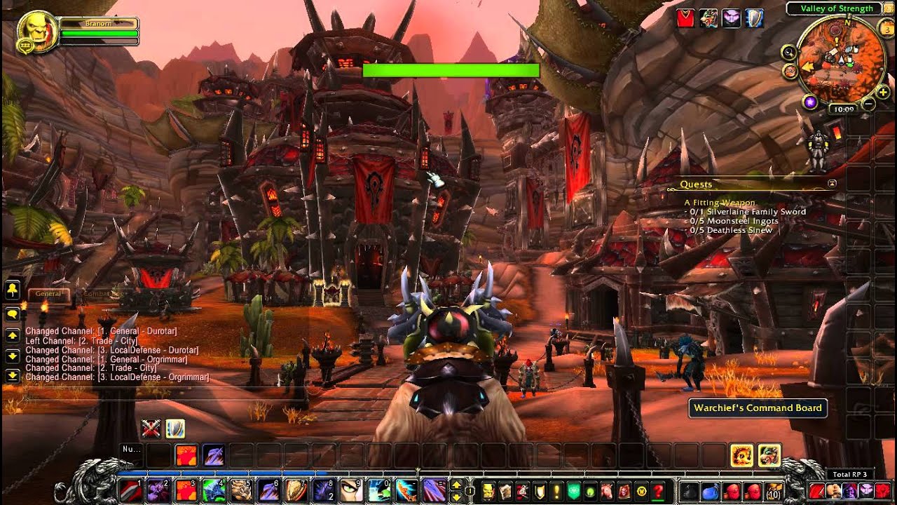 World of Warcraft // Location View // Horde Warchief (Troll Leader ...