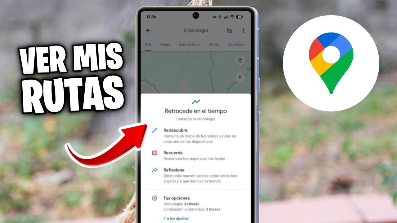 Cómo Ver Mis Rutas en Google Maps - YouTube