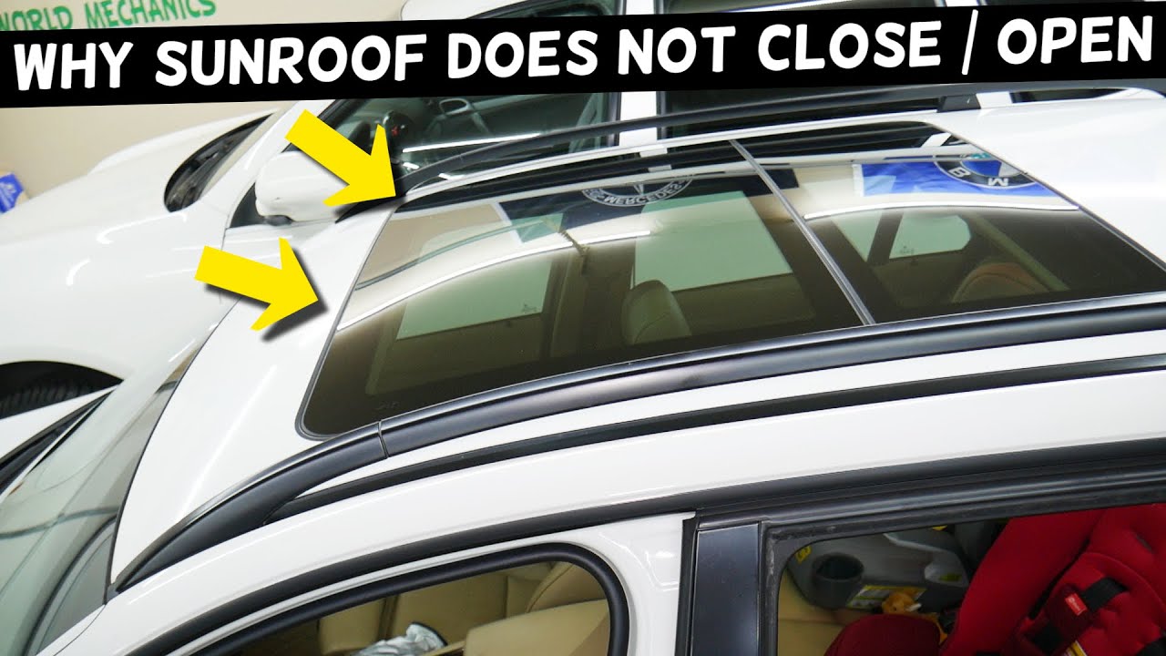 WHY SUNROOF DOES NOT OPEN CLOSE AFTER BATTERY REPLACEMENT BMW E90 E91 ...