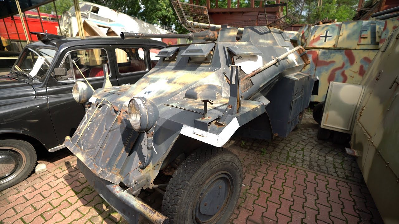 Inside a German sdkfz. 222 - YouTube