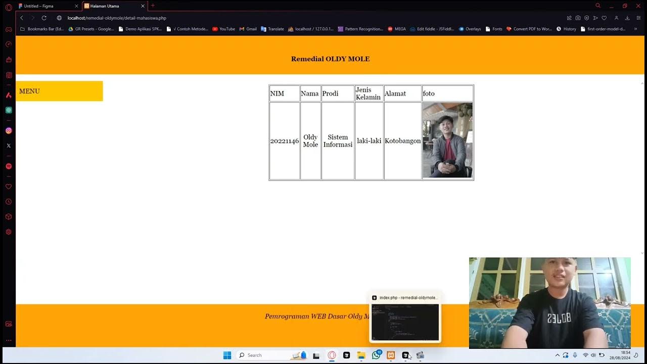 Remedial - UAS | Pemrograman Web Dasar | Oldy Mole - YouTube