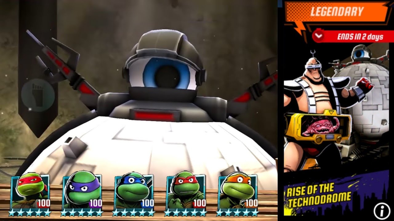 Teenage Mutant Ninja Turtles Legends Gameplay - Rise of Technodrome ...