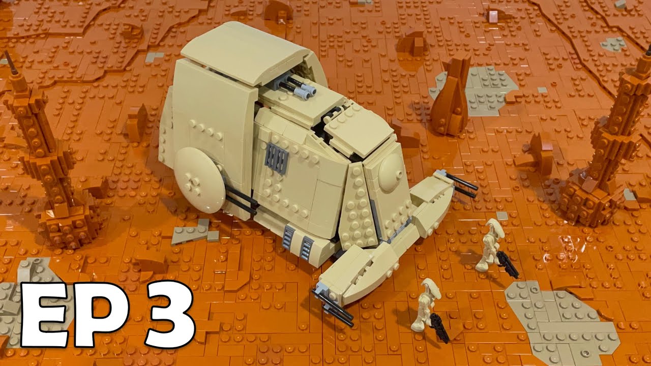 Building Geonosis In Lego Episode 3 - Spires and Terrain - YouTube
