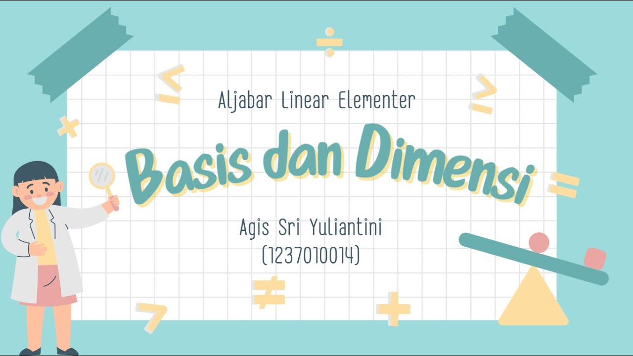 Basis dan Dimensi - YouTube