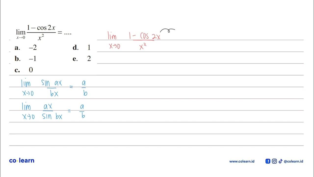 limit-x-mendekati-0-1-cos-2x-x-2-youtube