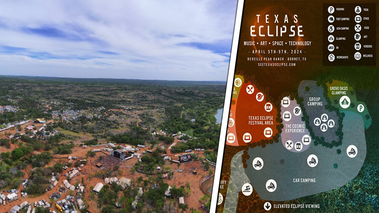 Absolutely Everything from the Texas Eclipse Festival! Music credit ...