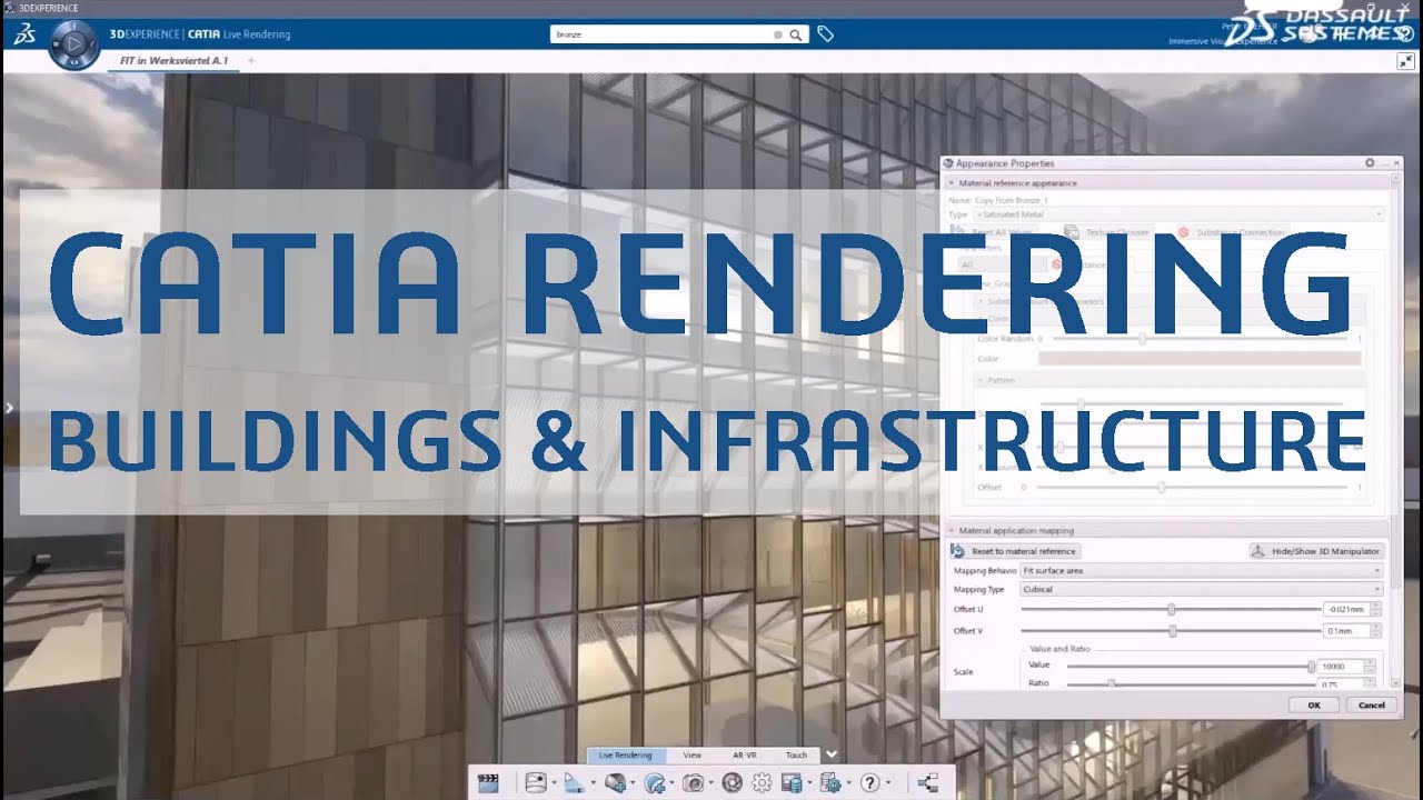 CATIA Rendering & Visualization for Buildings & Infrastructure - YouTube