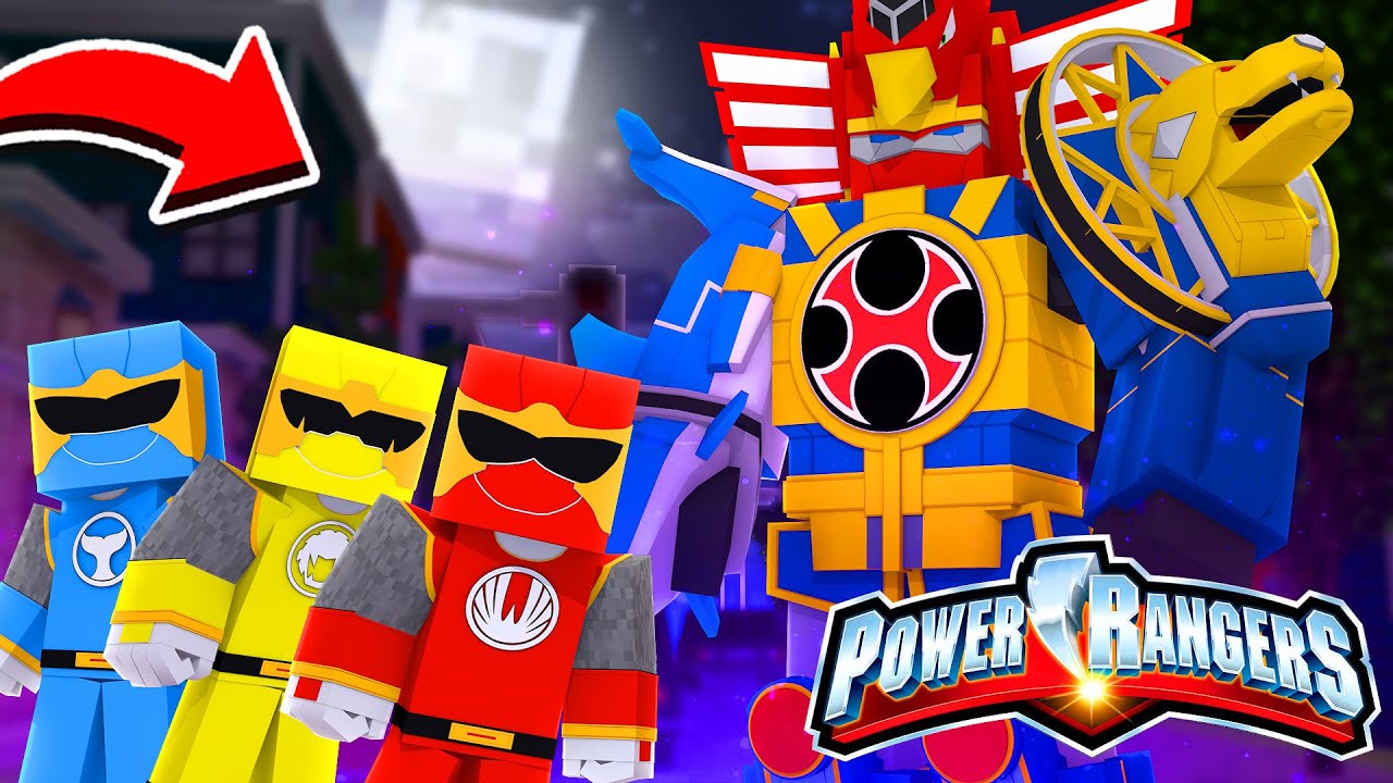 Minecraft: O LENDÁRIO MEGAZORD - POWER RANGERS 2 Ep.05 ‹‹ P3DRU ...