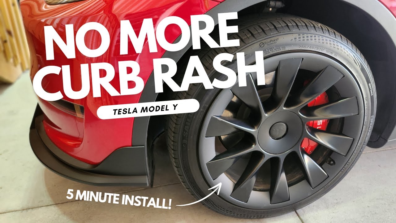 Easy Fix for Curb Rash: Installing Rim Protectors on Tesla Model Y ...