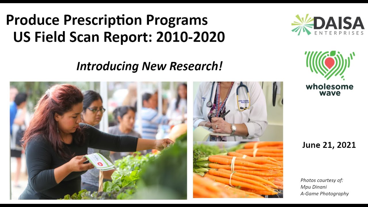 Webinar: Produce Prescription Programs Then & Now: Implications for ...